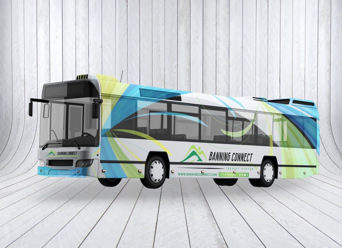 Banning: Bus wrap & transit route - CV Strat